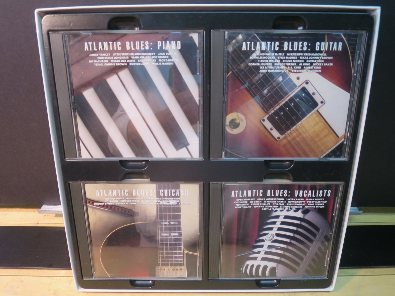 Atlantic BLUES 4 CD Box Set - Guitar-Piano-Vocalists- Chicago- Near ...