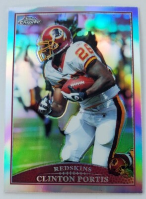 2009 Topps Chrome Clinton Portis Washington Redskins TC37 | eBay