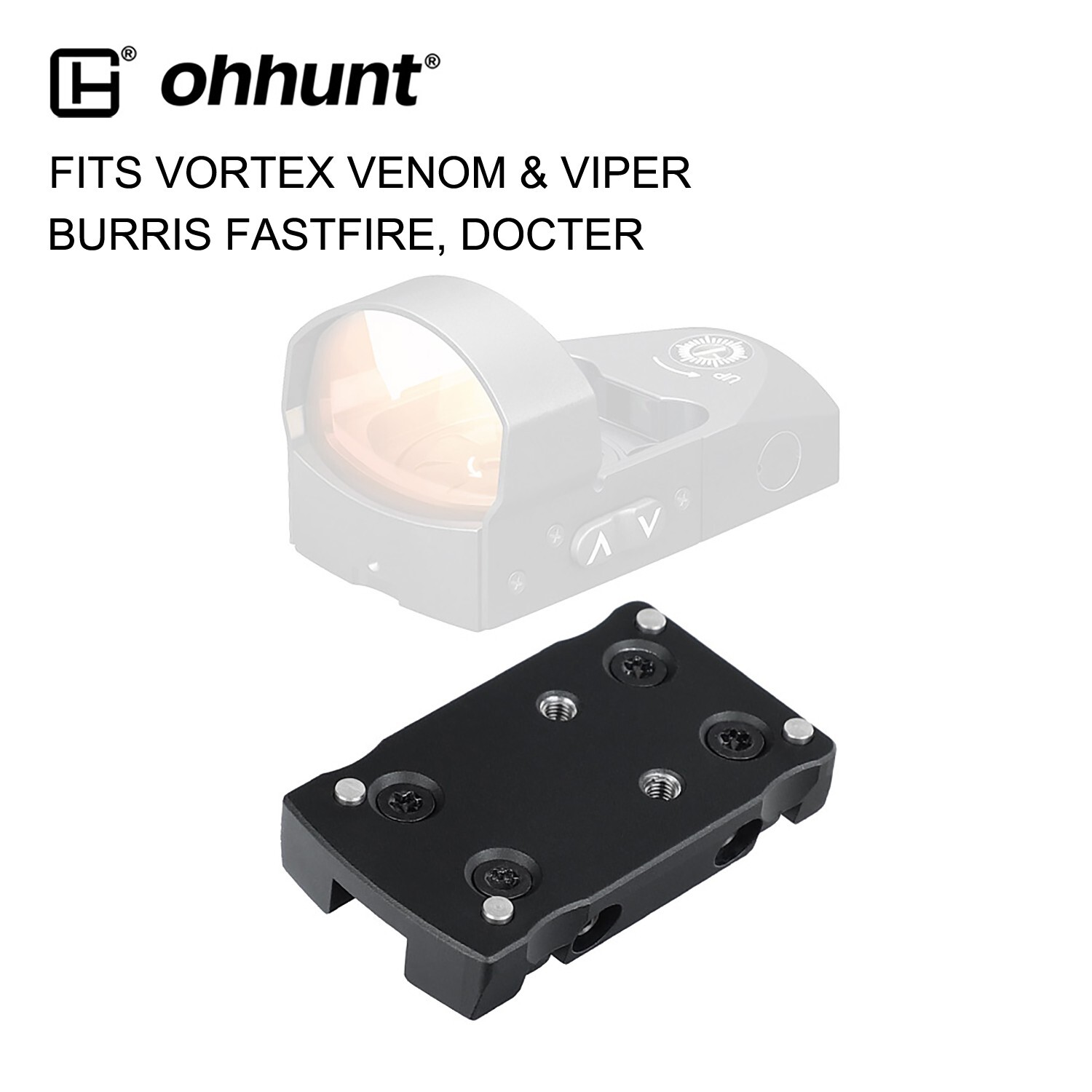 ohhunt Universal Rib Mount Adapter fits Vortex Venom Burris Fastfire ...