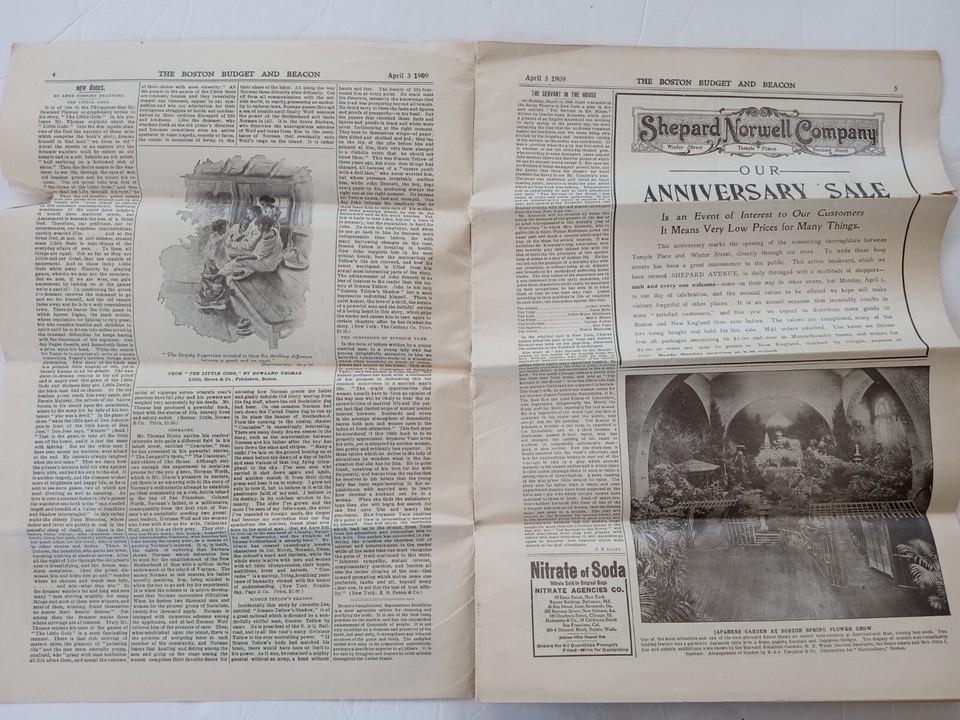 The BOSTON BUDGET The BEACON Newspaper April 3, 1909 Editor William ...
