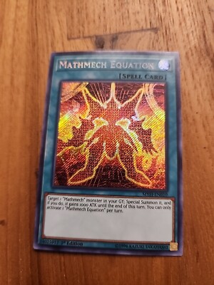Yugioh Mathmech Equation MYFI-EN010 Secret Rare 1st Edition NM | eBay