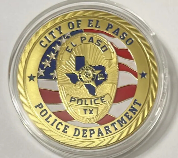 CITY OF EL PASO TEXAS PD POLICE DEPARTMENT CHALLENGE COIN | eBay
