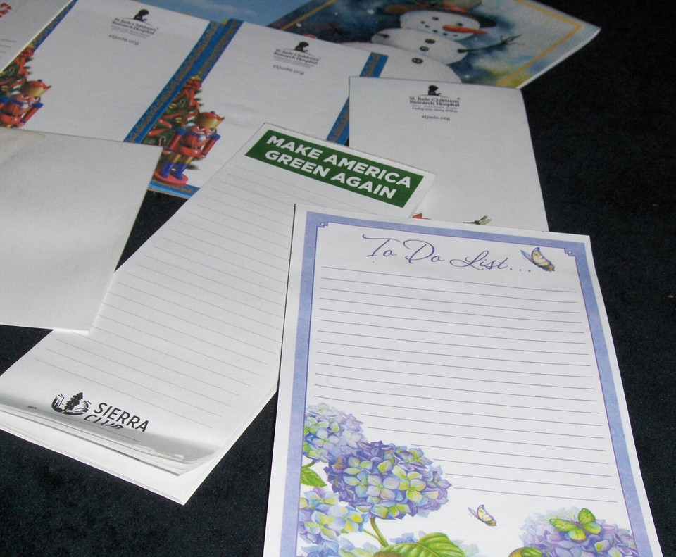 20 Notepad Lot Various Sizes Grocery Lists Writing Pads Crafts Reminder ...