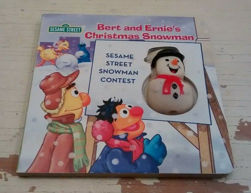 Sesame Street Bert and Ernie's Christmas Snowman Book | eBay
