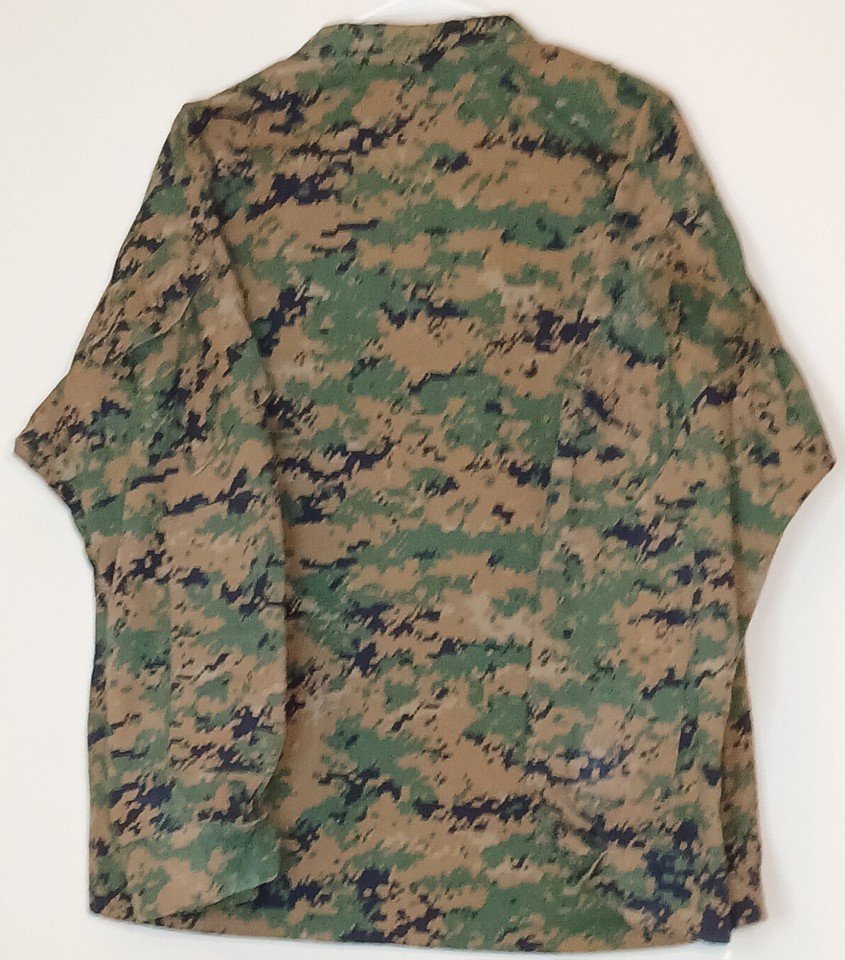 Large Short - US Marine Corps MCCUU Woodland Marpat Blouse Jacket USMC ...