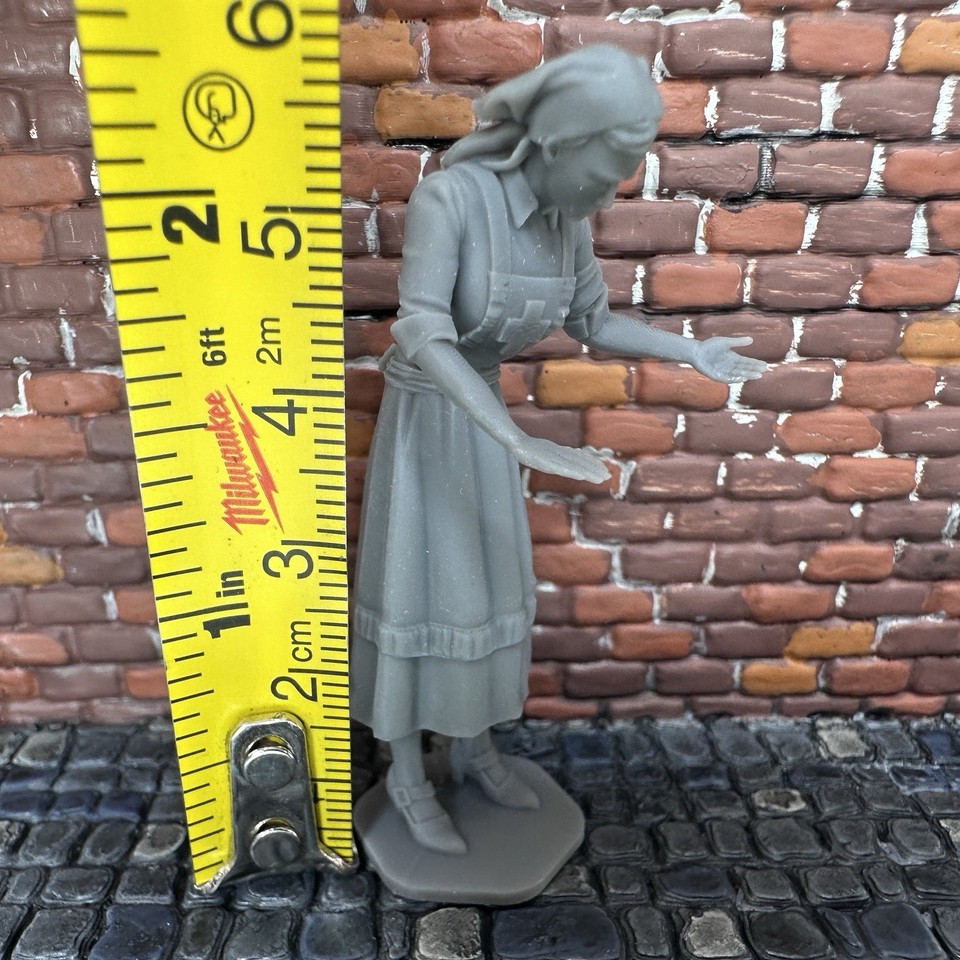 World War 2 Medical Nurse #2 Toy Soldier Civilian Military Resin 1/32 ...