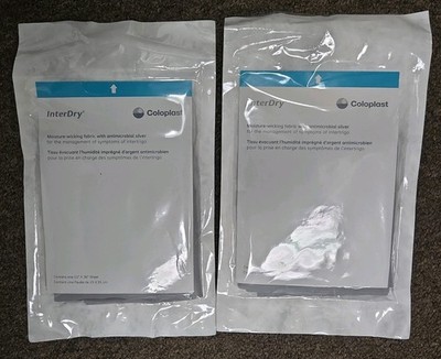 Coloplast InterDry Sheets 2-Pack 10"x 36" Antimicrobial Silver 7912 | eBay