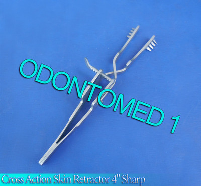 Automatic (Cross Action) Skin Retractor 4" Sharp | eBay