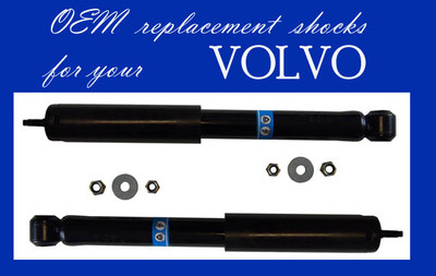 VOLVO 850 s70 v70 set of 2 rear suspension shocks shock NITROGEN GAS ...