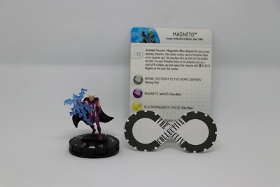 Heroclix - Magneto 015 - Marvel 10th Anniversary - Uncommon W/ Card | eBay