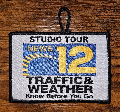 Studio Tour News 12 Traffic & Weather Know Before You Go Pocket Patch ...