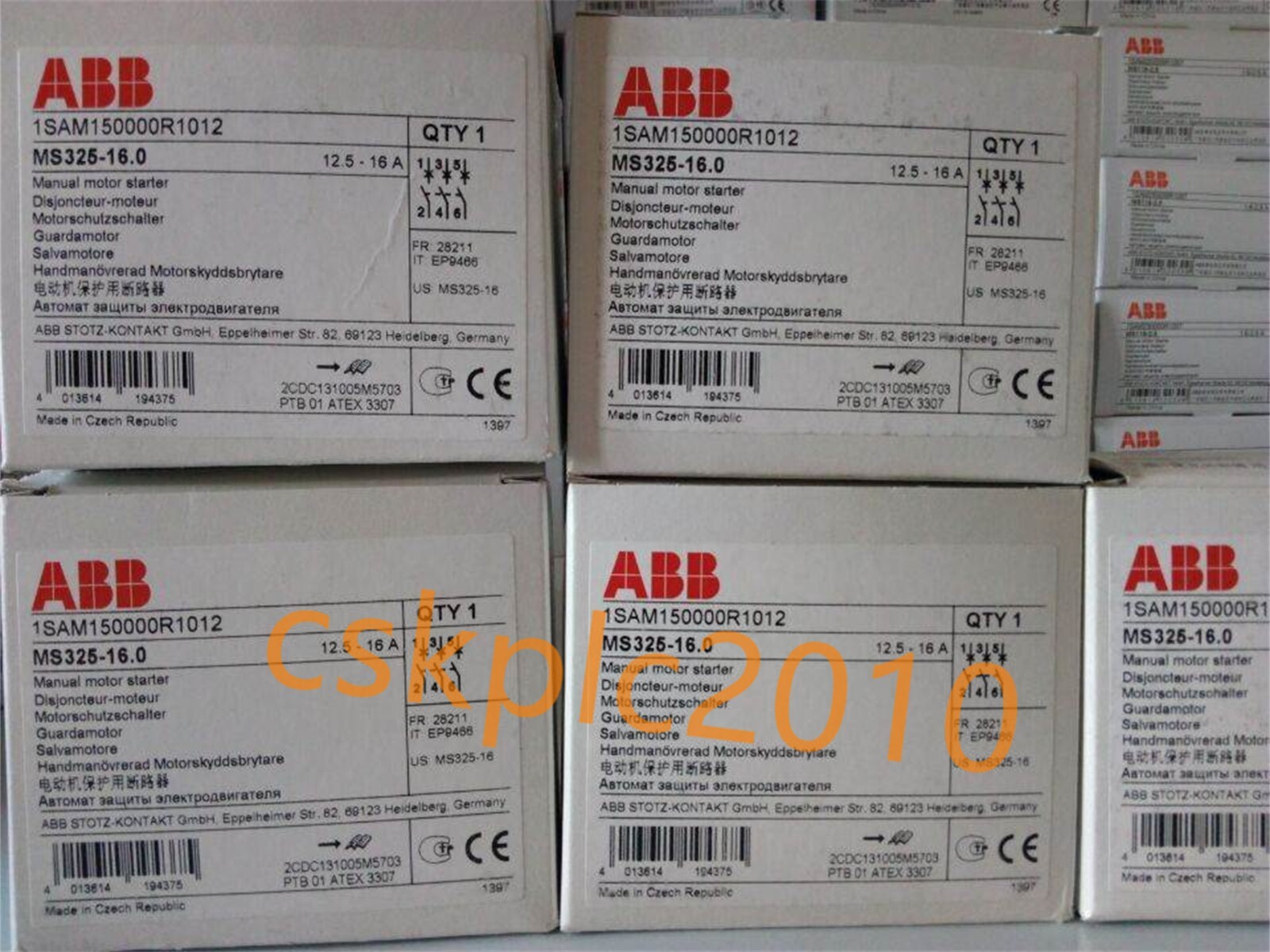 1 PCS NEW IN BOX ABB MS325-16 Motor Circuit Breaker 12.5-16A | eBay