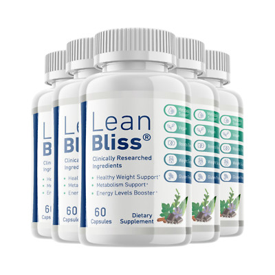 5-Pack Lean Bliss Weight Loss Pills, LeanBliss to Burn Fat - 300 ...