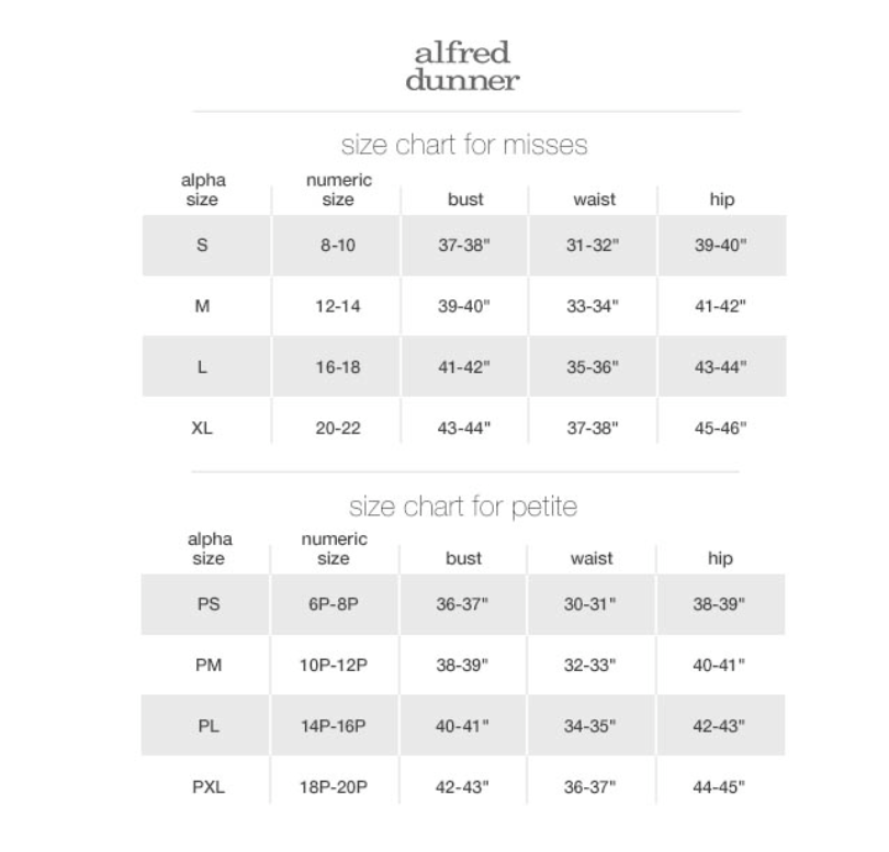 Alfred Dunner Port Antonio 3/4-Sleeve Popcorn Top Sizes PS, S, PL | eBay