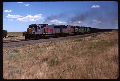 Original Rail Slide - KCS Kansas City Southern 747+ Barela CO 7-30-1993 ...