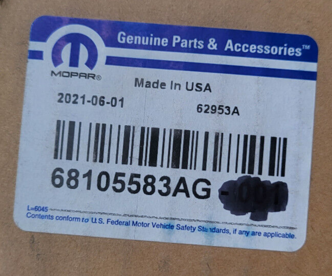 Mopar Oil Cooler Filter Adapter Housing Assembly for Dodge Jeep ...