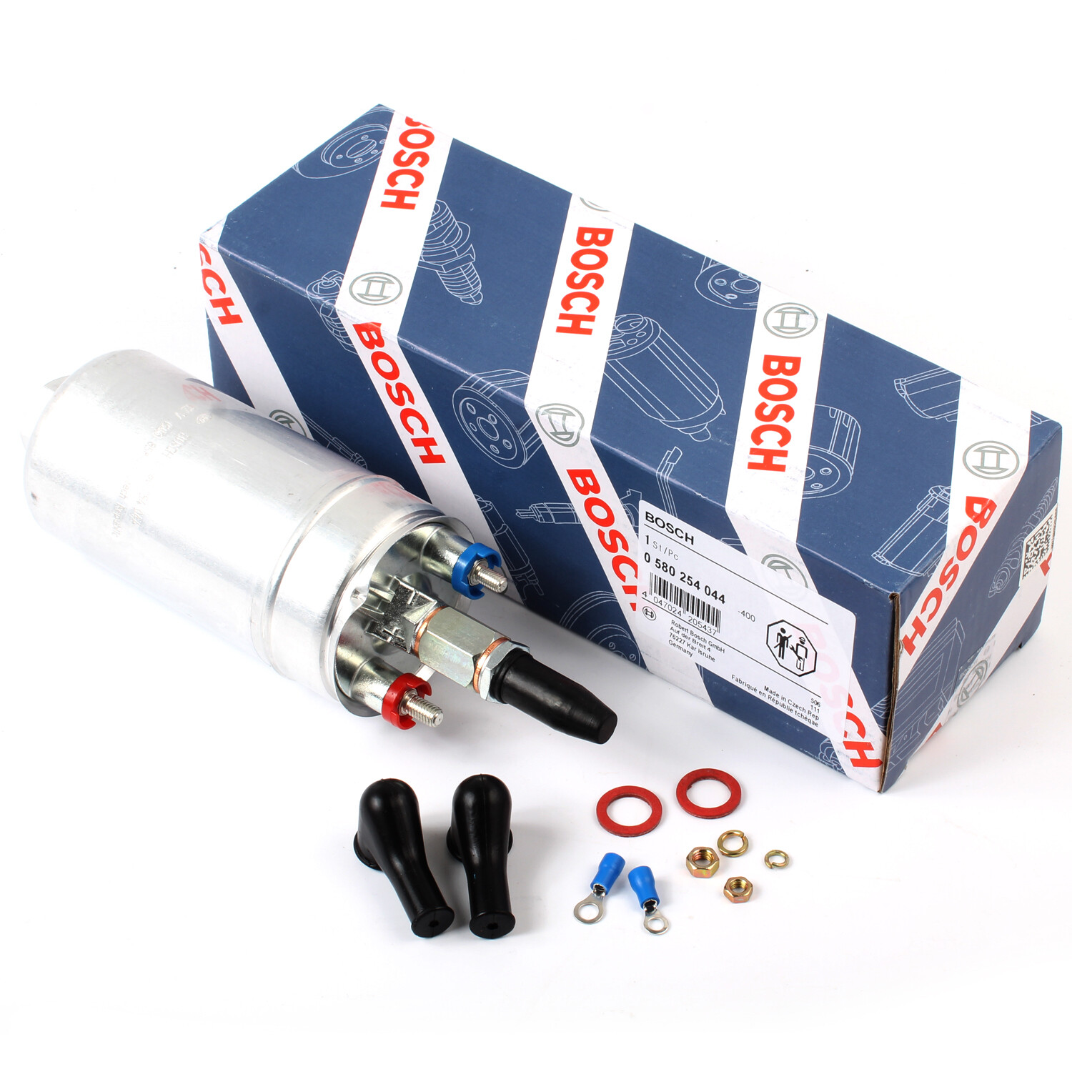1* Genuine BOSCH 300LPH Universal External Inline Fuel Pump 0580254044 ...