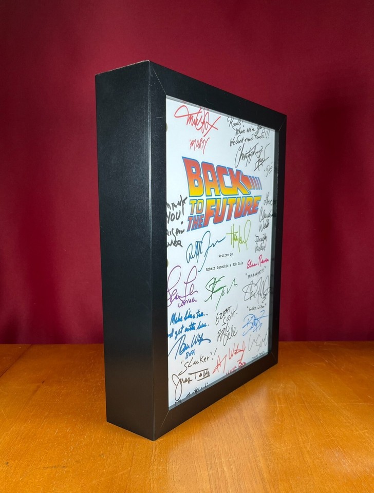 Back to the Future Script Signed - Autograph Reprints - 139 Pages ...
