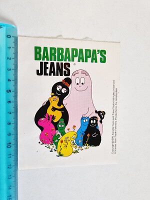 Barbapapa's Jeans Sticker Autocollant Adhesive Vintage 80s Original ...