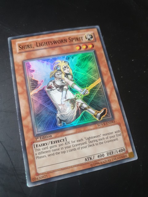 Yu-Gi-Oh! TCG Shire, Lightsworn Spirit Stardust Overdrive SOVR-EN082 ...