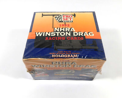1992 Pro Set Winston Cup NHRA Drag Racing Box Sealed (36 Packs) | eBay