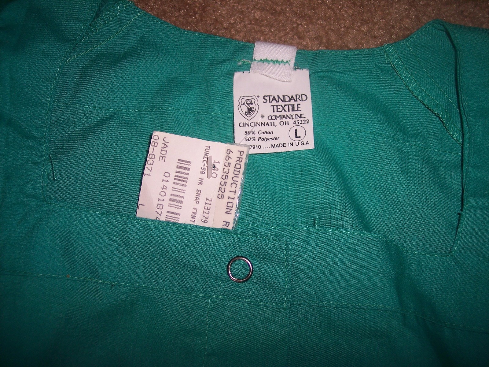 Standard Textile Scrub Top Jade Size L - NWT | eBay