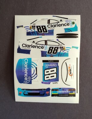 2024 Custom Carson Kvapil #88 Clarience Technologies 1/64 Peel & Stick ...