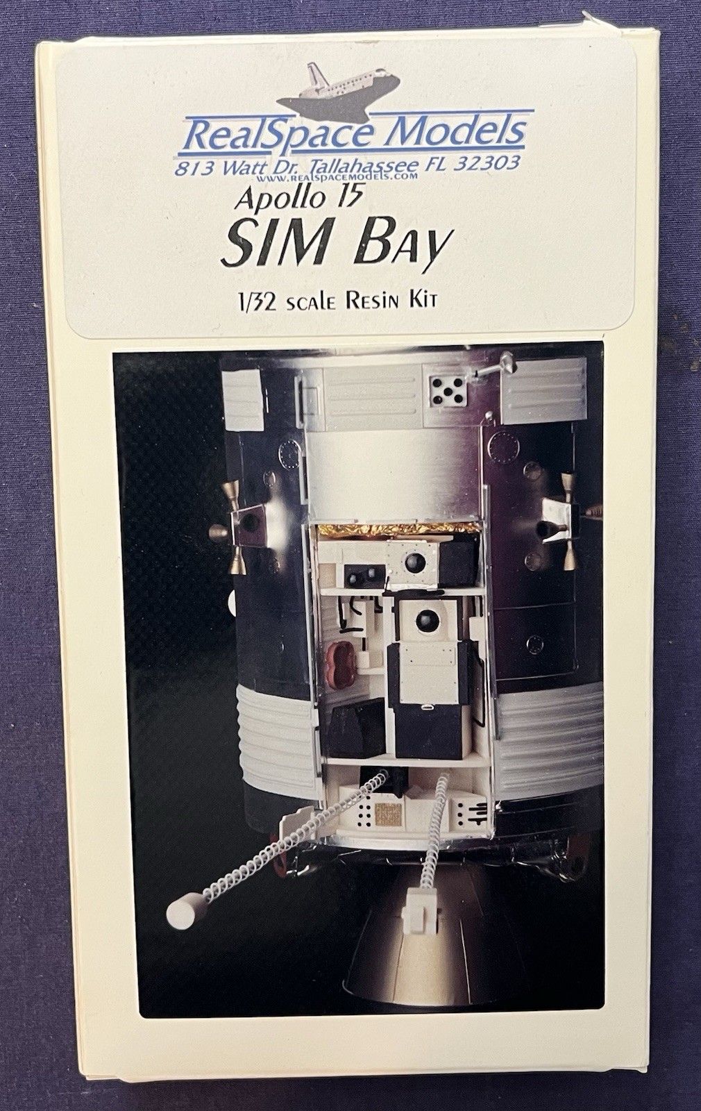 RealSpace Models Apollo 15 SIM Bay 1/32 Scale Resin Kit - New Old Stock ...