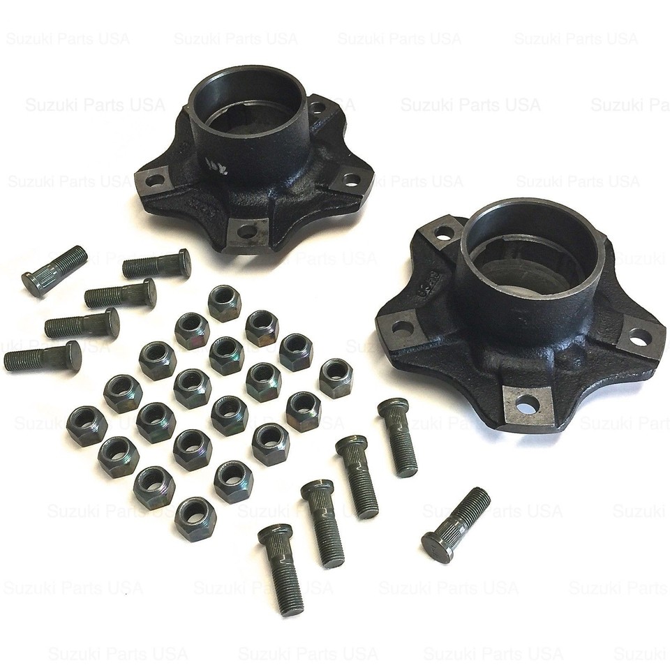 FRONT AXLE HUBS, WHEEL STUDS / LUG NUTS (OEM)- SAMURAI '80-'95 | eBay