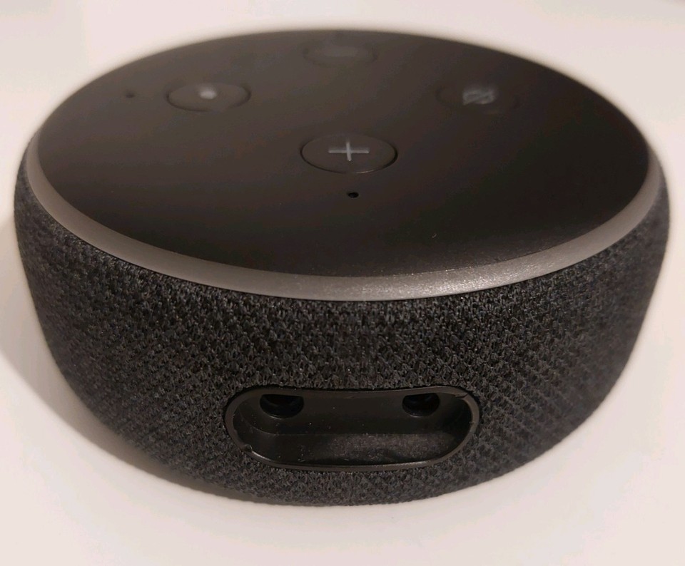 Amazon Echo Dot 3rd Gen Smart Alexa Speaker Charcoal (C78MP8) + Power ...