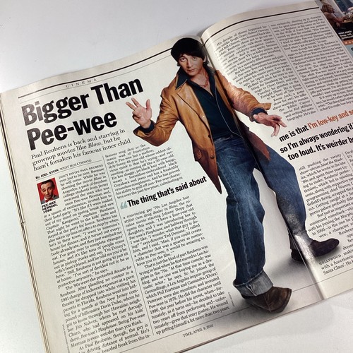 Time Magazine 2001 Global Warming Yugoslavia Israel Oscars Pee-Wee ...