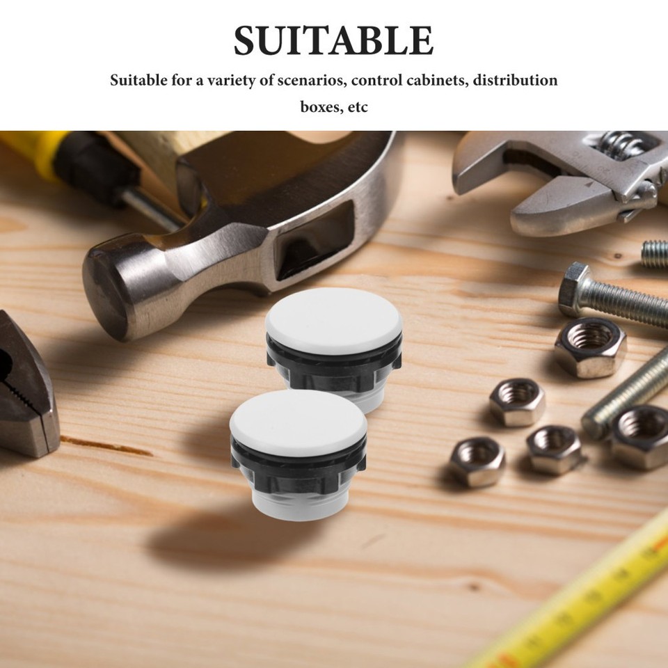 50 Pcs Distribution Box Hole Plug Panel Mount Switch Guard Electrical ...