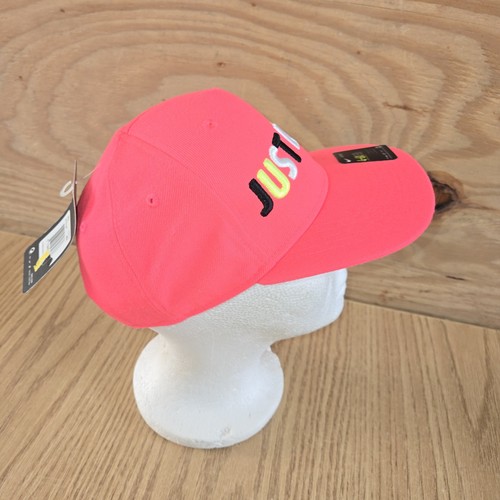 Nike Snapback Hat Cap Pink Swoosh Just Do It Spell Out Baseball NWT ...