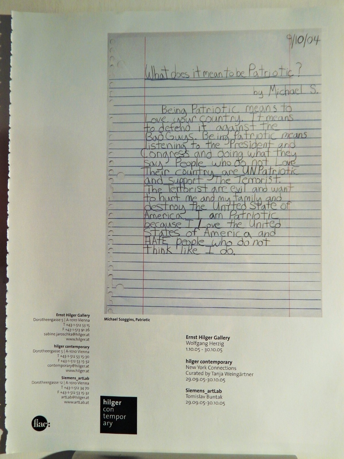 MICHAEL SCOGGINS ART PIECE VTG ORIG 2005 ADVERTISEMENT | eBay