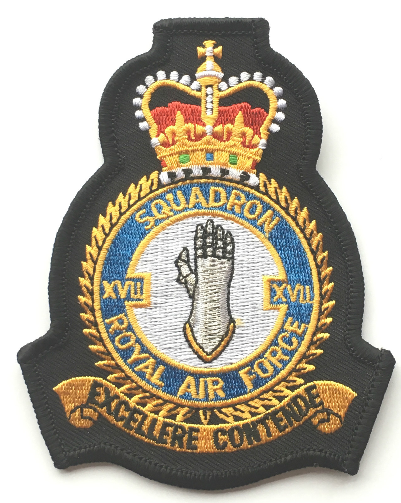 RAF No. 17 Squadron Royal Air Force Military Embroidered Patch Official ...
