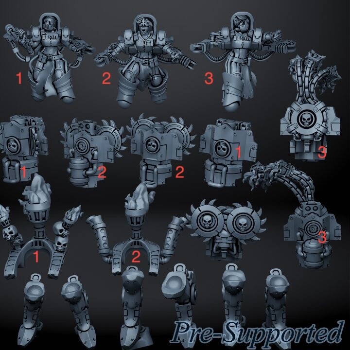 Female GrimDark Medieval Penitent Mortifiers Nuns Fanatasy RPG RatMan ...