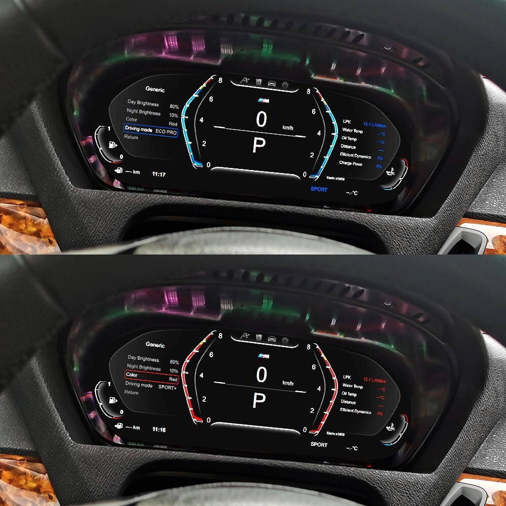 12.3‘Digital LCD Instrument Cluster For BMW X5 X5M E70 Speedometer ...