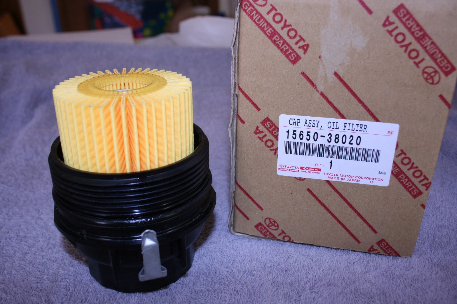 15650-38020 Oil Filter Housing Cap - 4Runner FJ Cruiser - Genuine ...