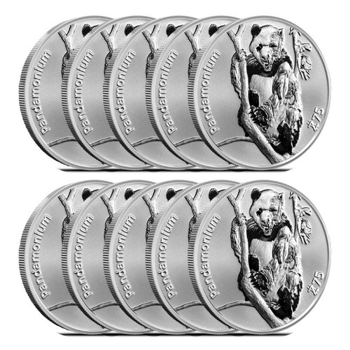 1 oz Zombucks World Pandamonium Silver Round (New - Lot of 10) | eBay