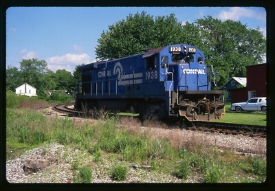 Railroad Slide - Conrail #1938 Diesel Locomotive 1989 Train Vintage CR ...