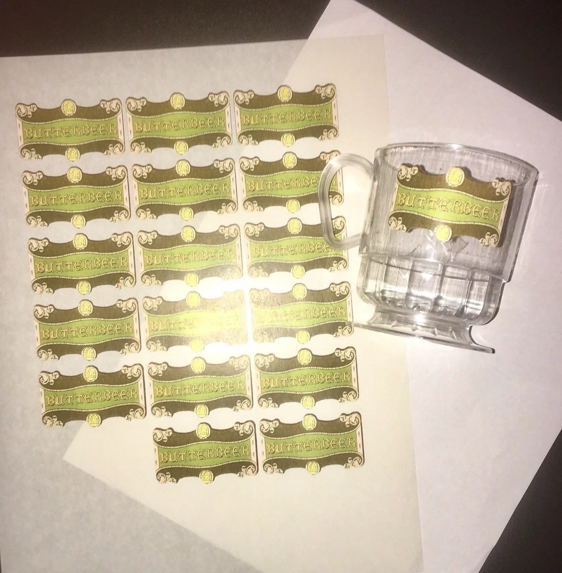 Butterbeer Label
