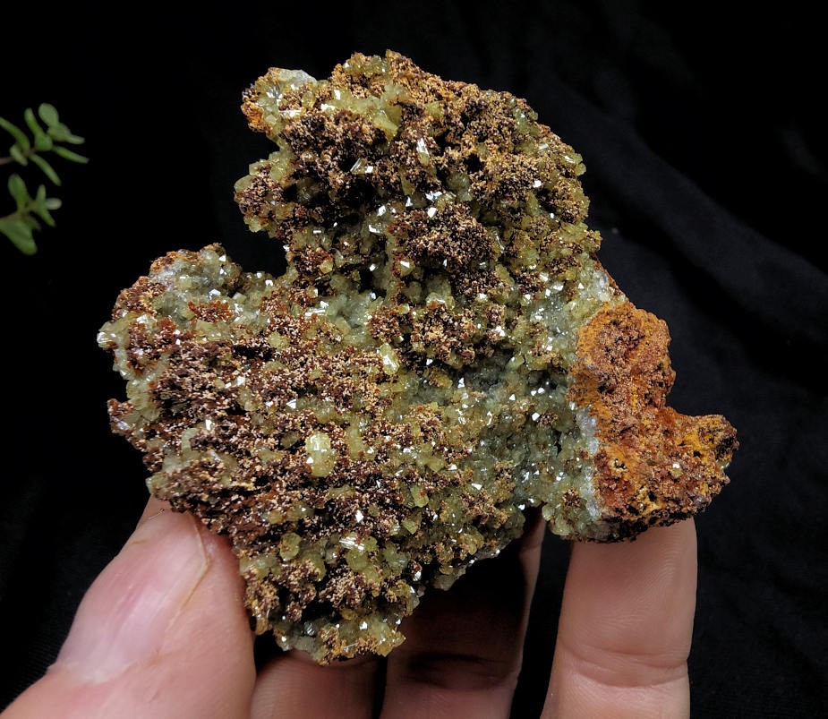 VERY NICE 2 5/8 INCH ADAMITE CRYSTALS ON LIMONITE | eBay