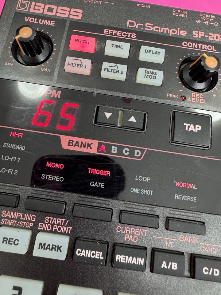 BOSS SP-202 Dr. Sample Sampler Vintage Beat Machine Roland Unit Only | eBay