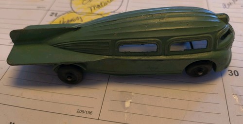 MANOIL # 706 Metal Toy Car Futuristic Zeppelin Bus 6” Minimal Paint ...