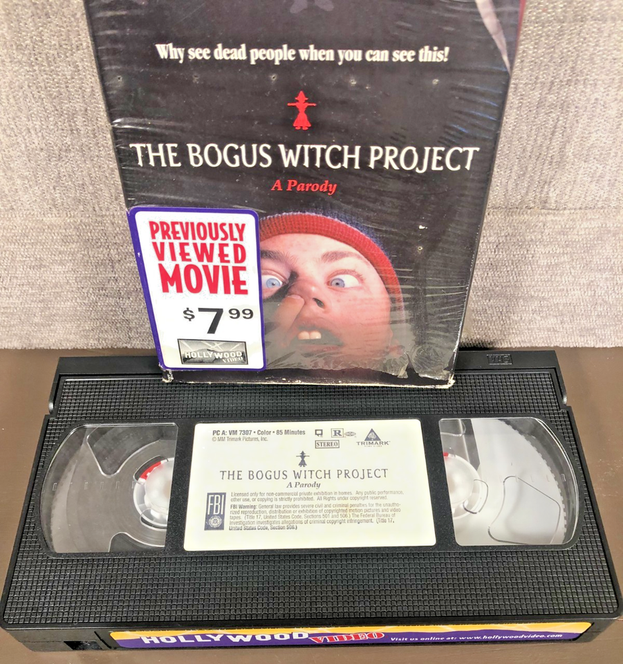 Hollywood Video-The Bogus Witch Project VHS 2000 American Parody Film ...
