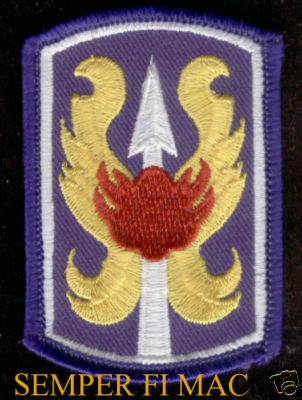 199TH INFANTRY BRIGADE LIGHT HAT PATCH US ARMY VETERAN GIFT PIN UP ...