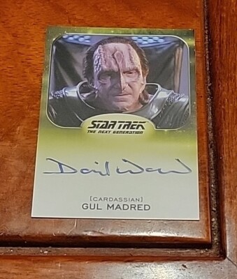 Star Trek Inflexions - David Warner Aliens Design autographed card | eBay