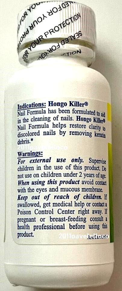 NAIL FORMULA by HONGO KILLER Helps Maintain Healthy Looking Nails 1oz ...