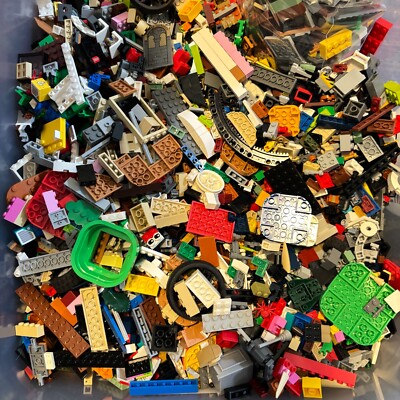 LEGO 8 lbs Pounds Bulk Lot of Loose Lego Bricks Building Pieces FREE ...