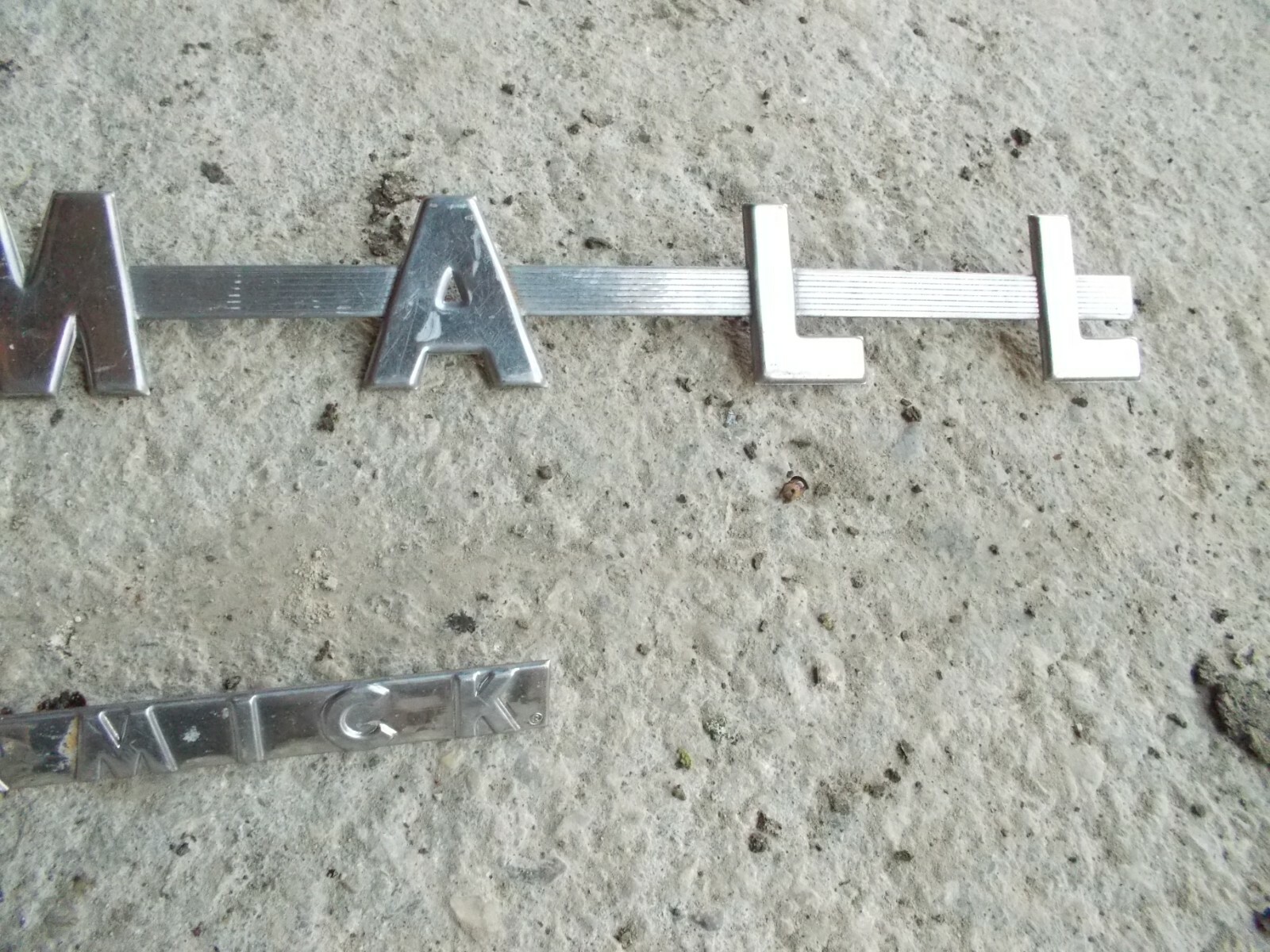 Farmall & McCormick 300 450 400 350 IH tractor hood chrome emblems ...